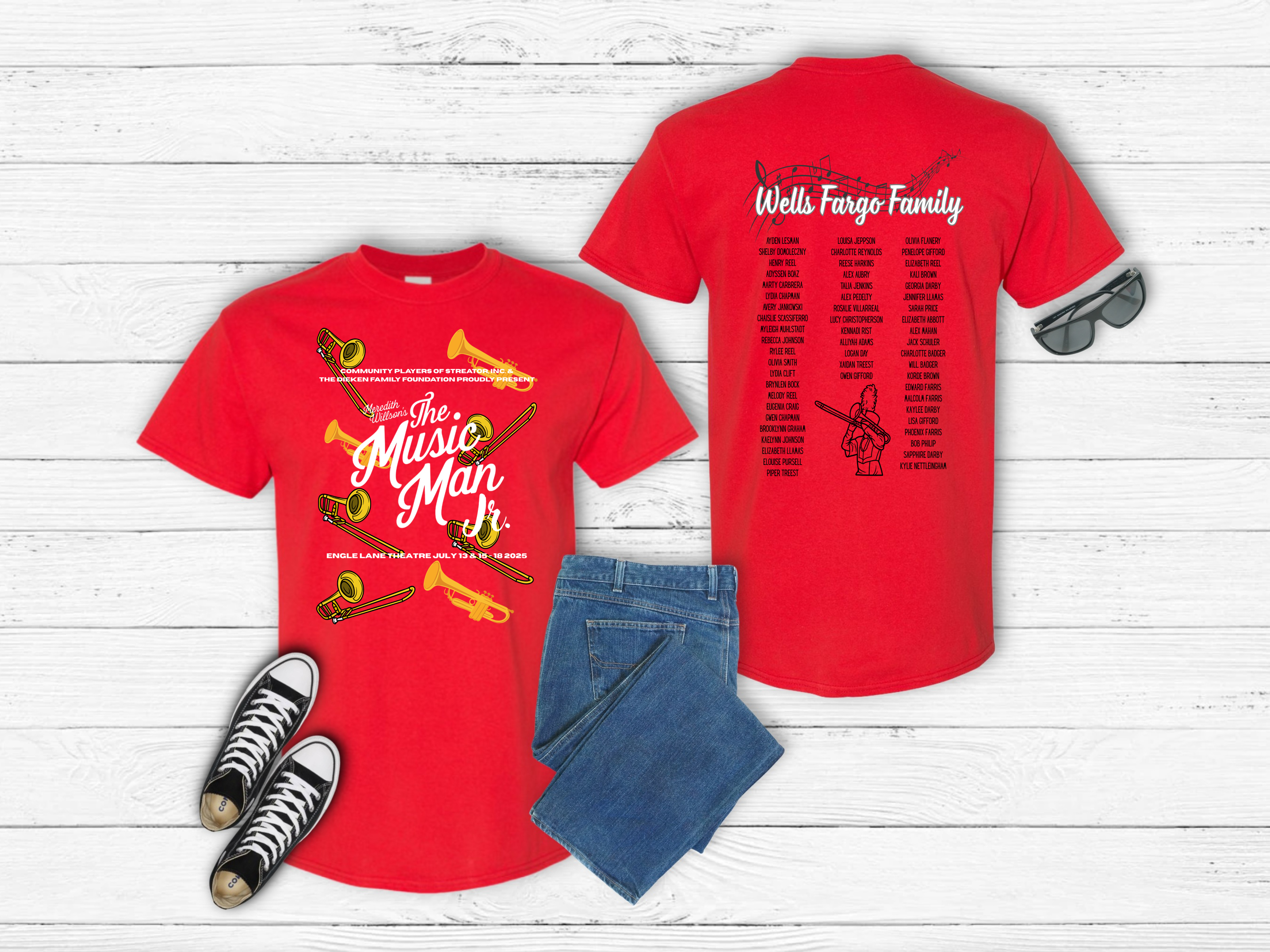 The Music Man Jr Cast Shirts – SS Shirts & More